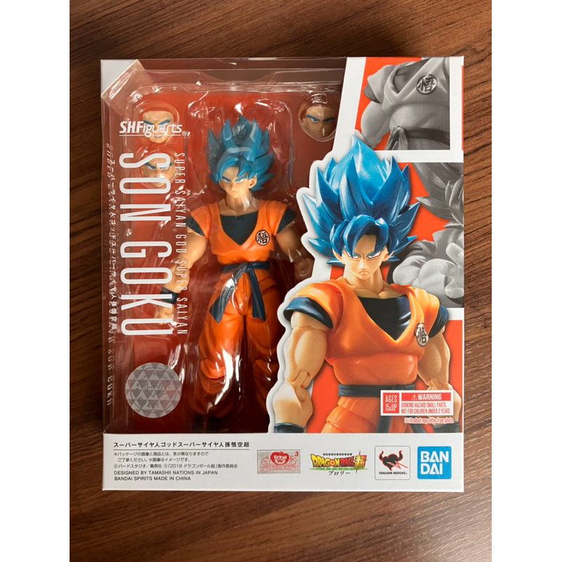 มือหนึ่ง BANDAI SHF S.H.Figuarts Super Saiyan God Super Saiyan Goku Blue SHF SSGSS GOKOU Dragon ...