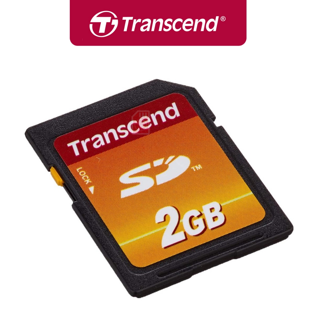 Transcend SDCard 2GB (TS2GSDC) SD Memory Card การ์ดความจำ เอสดีการ์ด SD การ์ด กล้องดิจิตอล ...