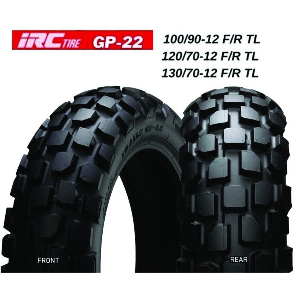 ยางมอเตอร์ไซค์ IRC รุ่น GP22 สำหรับ MSX, MONKEY, NEW VESPA | Shopee ...