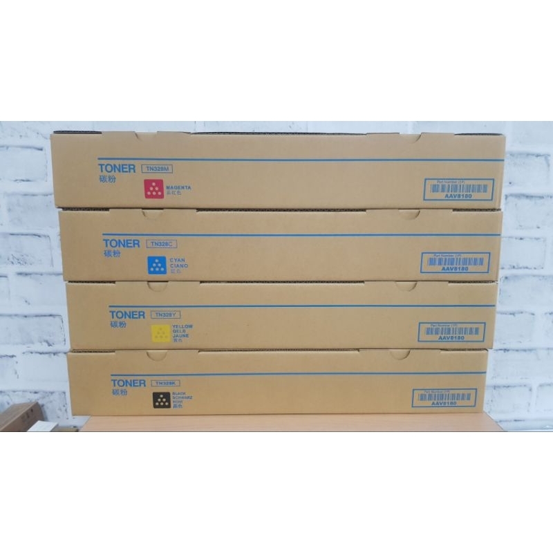 ผงหมึก Toner เครื่องถ่ายเอกสาร Konica Minolta TN328K TN328C TN328M ...