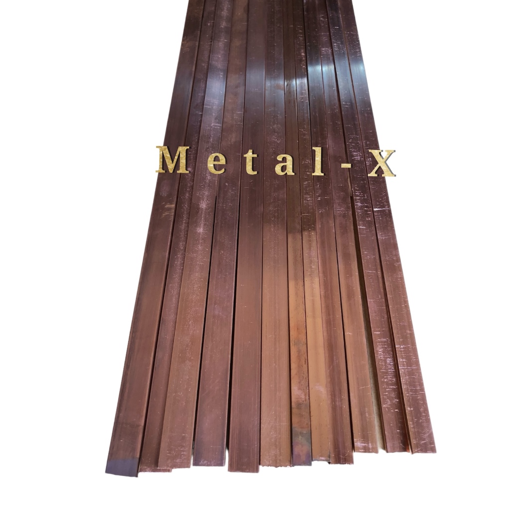 ทองแดงแบน ทองแดงแท่ง บัสบาร์ทองแดง Copper Busbar ขนาด 1/2”x1/4”=12.7mm ...