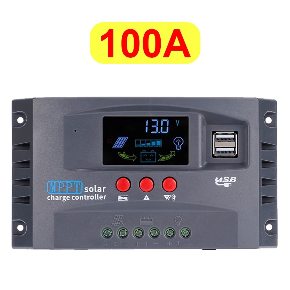 ชาร์จเจอร์ 12v24v MPPT solar charger controlle 30A/60A/100A ชาจเจอร์โซล่า โซล่าชาร์จเจอร์ โซล่า ...