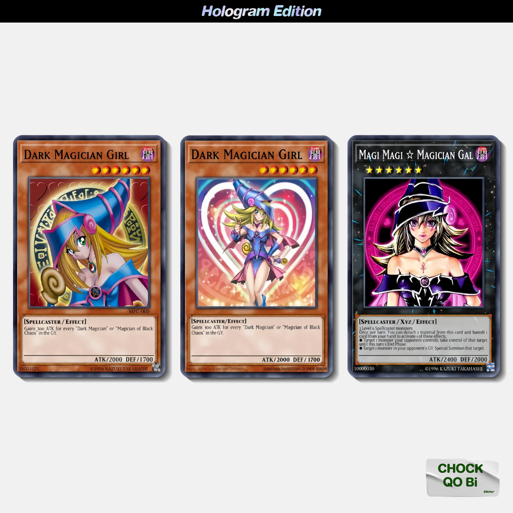 [ฟรีด้านหลัง] Magi Magician Girl Yu-Gi-Oh Skin Card ยูกิ สกินการ์ดสติก ...