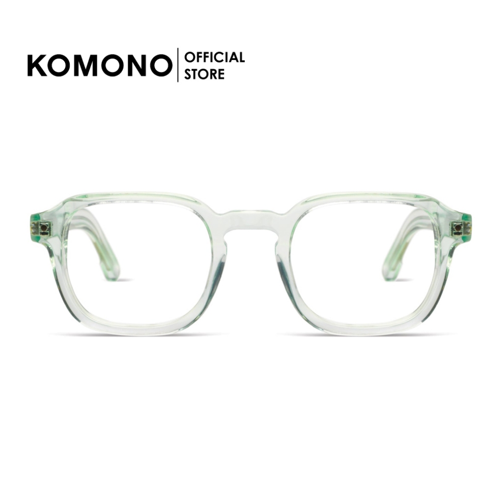 KOMONO Knox Miami กรอบแว่นตา ทรงสี่เหลี่ยม สีเขียวใส | Shopee Thailand