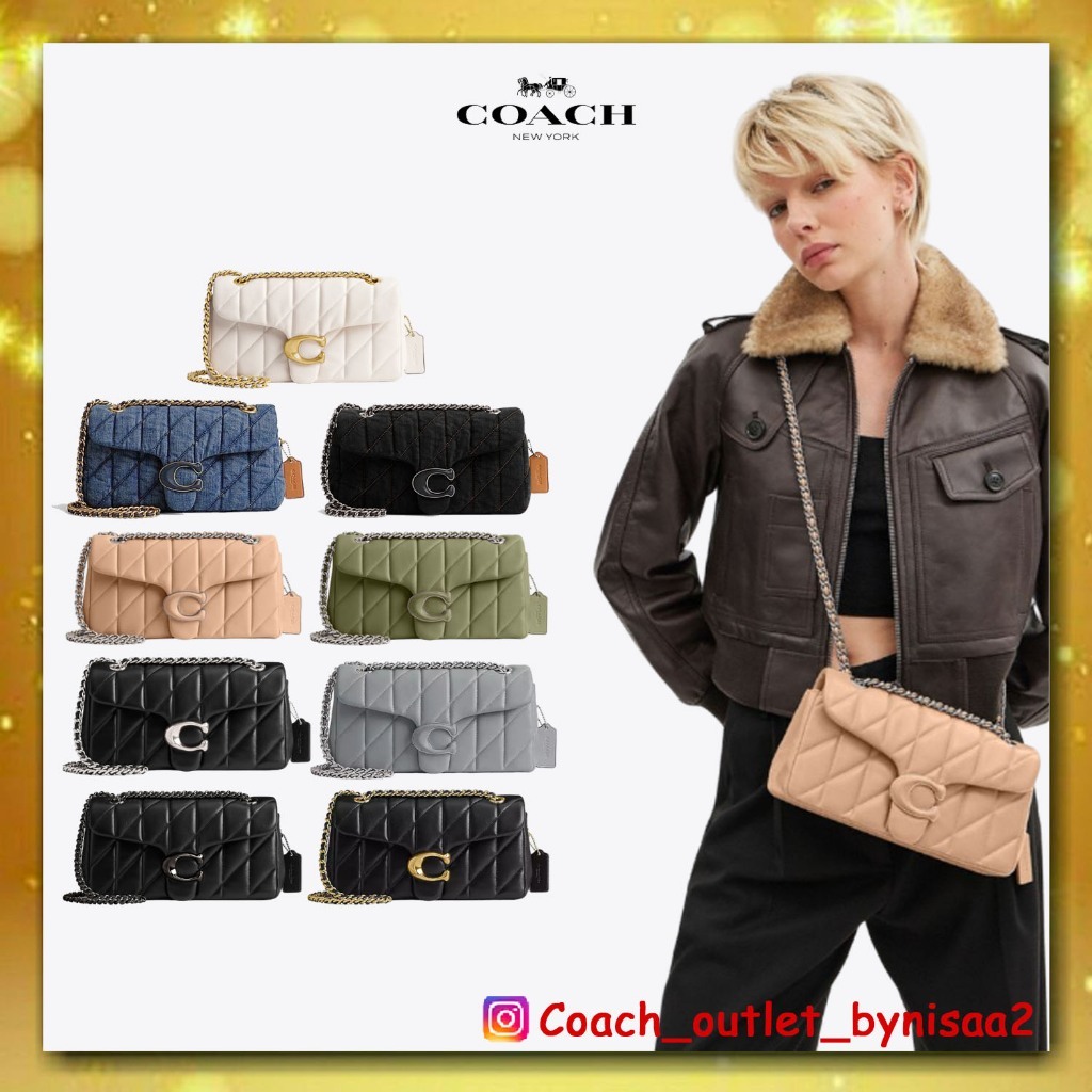 COACH TABBY SHOULDER BAG 26 WITH QUILTING BAG ((CP150)) | Shopee Thailand