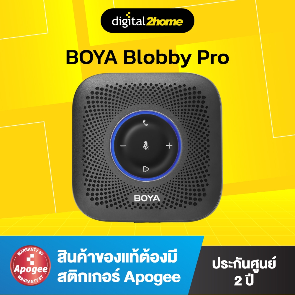 BOYA Blobby Pro ดีไซน์เล็กกะทัดรัดและน้ำหนักเบาทำให้สวมใส่สบาย ไม่หย่อนคล้อย มีแม่เหล็ก (ของแท้ ...