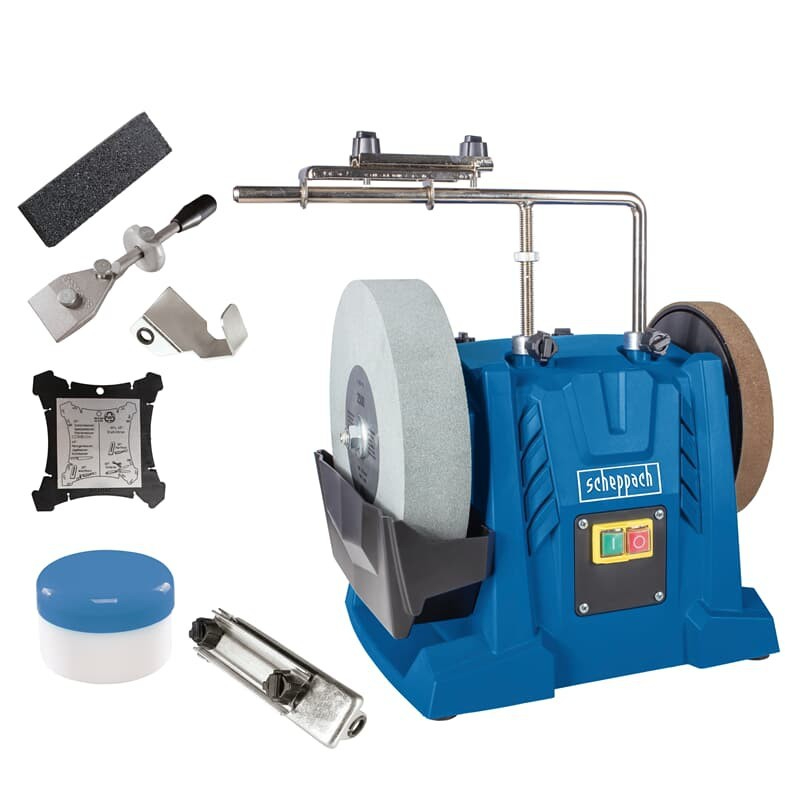 🔥มาตรฐานเยอรมัน🔥Scheppach เครื่องลับใบมีดแบบเลี้ยงน้ำ TIGER7000S 10 ...