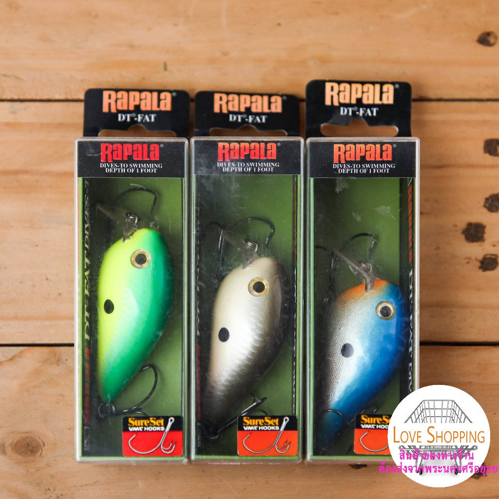 เหยื่อ RAPALA DT-FAT DTFATSS-1 ขนาด7cm (สินค้าเป็นของใหม่ สภาพเก่าเก็บ ...
