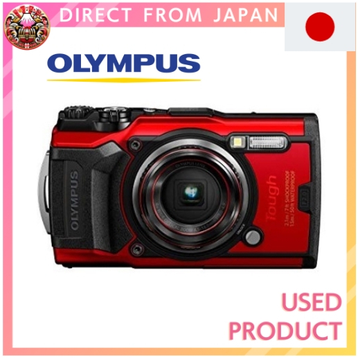 【Used】OM SYSTEM / Olympus OLYMPUS Digital Camera Tough TG-6 Red 12 ...