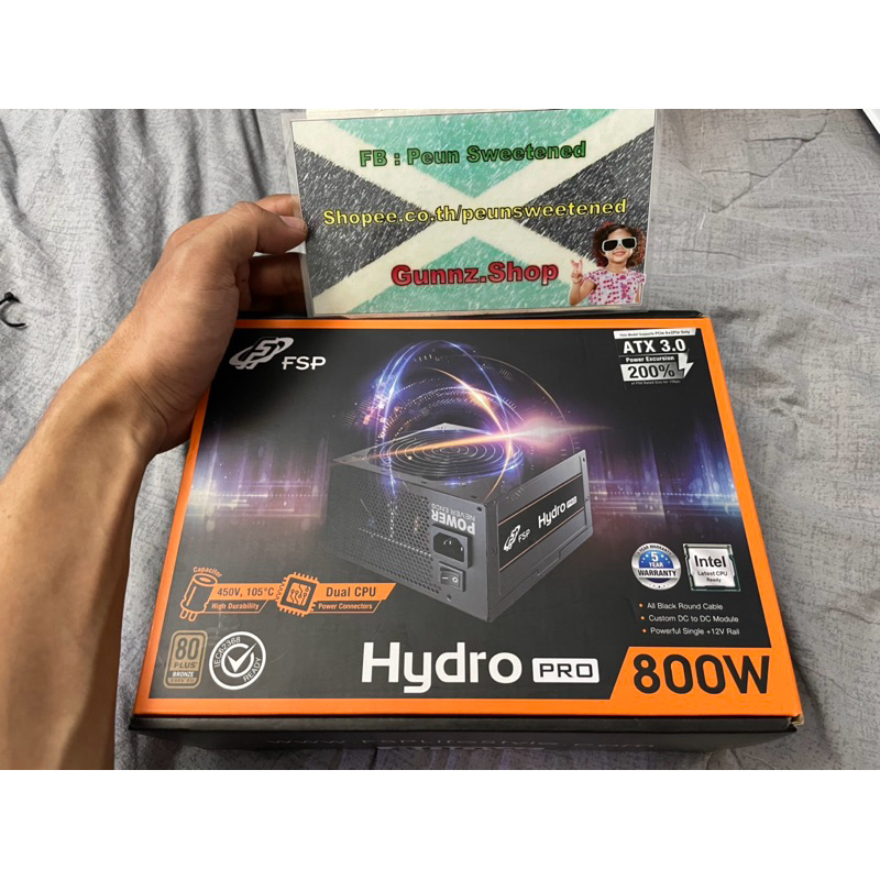 Power Supply - FSP hydro pro 800 (80+Bronze) ประกันถึง71 | Shopee Thailand
