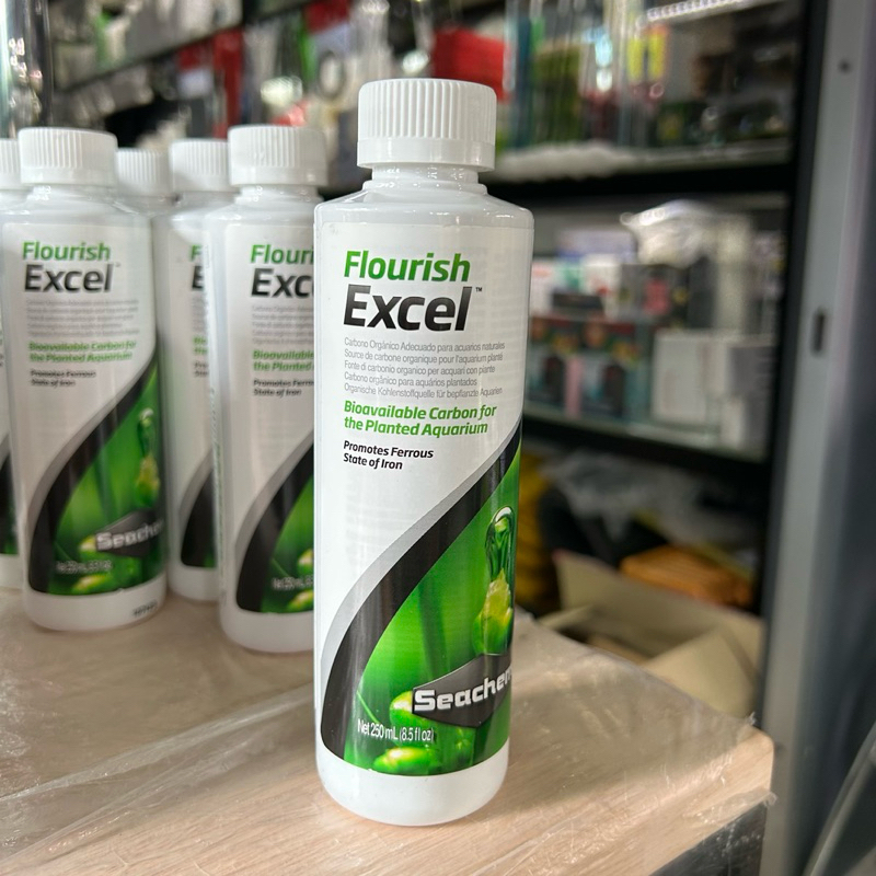 Seachem Flourish Excel 250 / 100 / 50 ml – คาร์บอนน้ำ ฆ่าตะไคร่ขนดำ และ ...