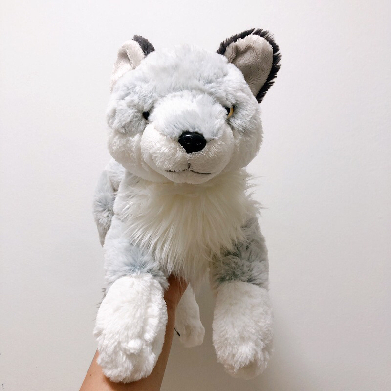 Sunlemon Knee Wolf Size M Sunlemon Cuddly Plush Doll Fluffy Wolf Lap ...