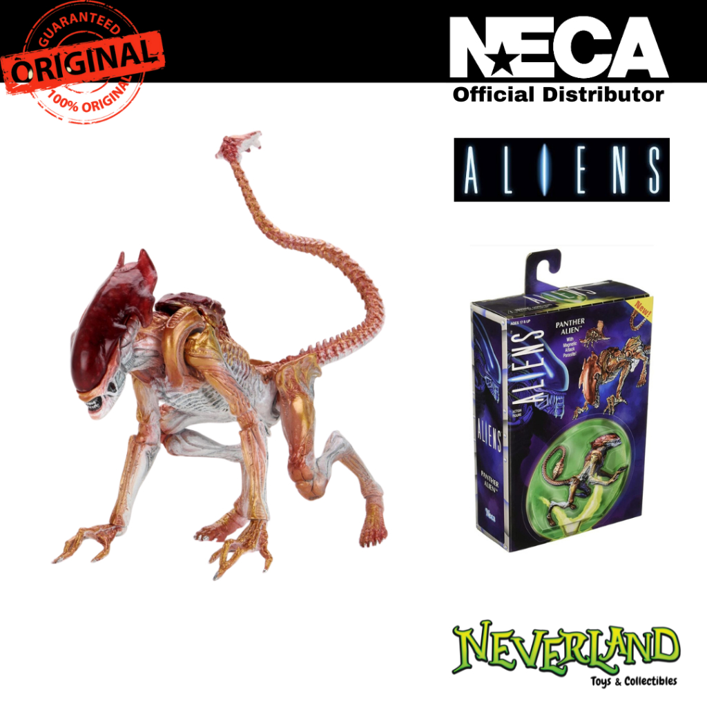 (NECA) Aliens Kenner Tribute Panther Alien 7 Scale Action Figure ...