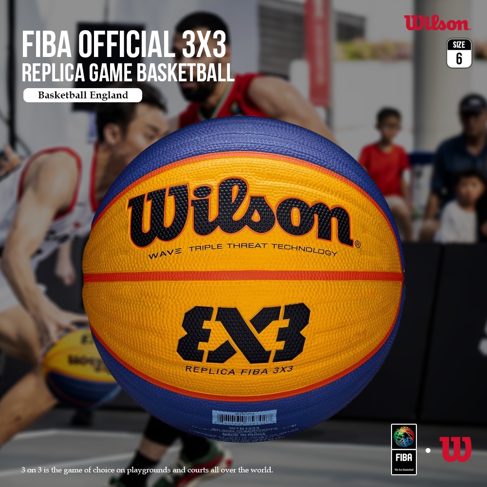 Wilson ลูกบาสเก็ตบอล ลูกบาส เบอร์ 6 FIBA 3x3 Replica #6 WTB1033XB (990) | Shopee Thailand