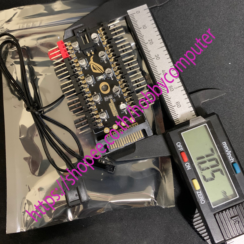 ROG Fan Hub ฮับพัดลม 3pin 4pin PWM | Shopee Thailand