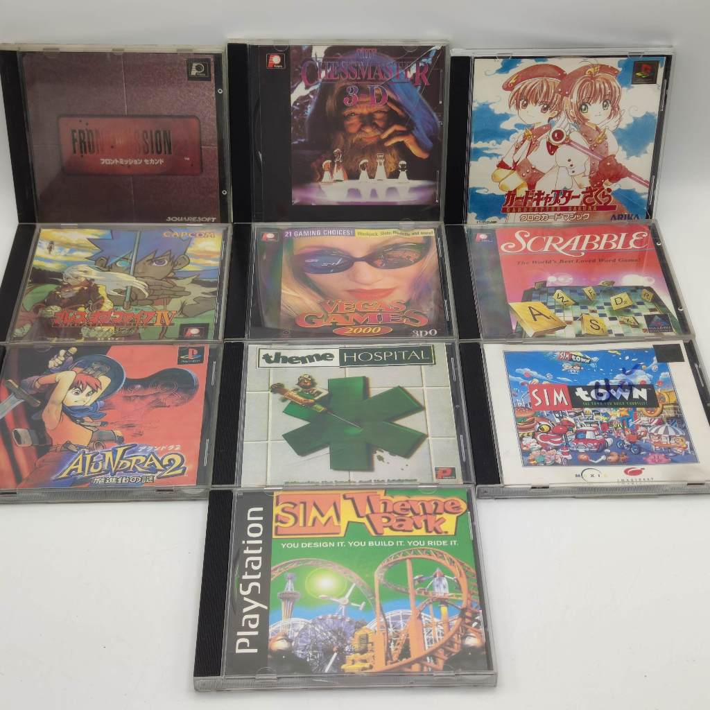 PS1 แผ่นก๊อปปั้ม SET 10 เกมส์ [bootleg][D37] แผ่นมือสอง ทุกแผ่นไม่ได้เทส ไม่มีประกัน PlayStation ...