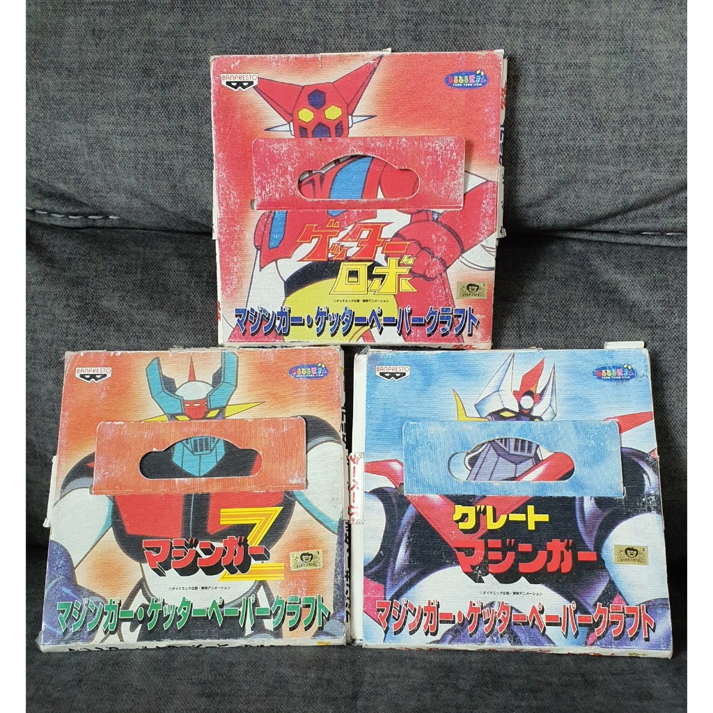 BANPRESTO Mazinger Z Great Mazinger Getter Robot Paper Craft โมเดล ...