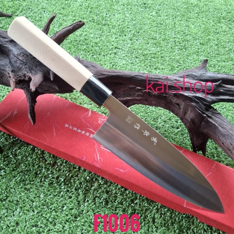 เครื่องใช้ในครัว มีด มีดเชฟ มีดทำครัวญี่ปุ่น OMAKASE รุ่น F1006 ใบเลสด้ามไม้ | Shopee Thailand