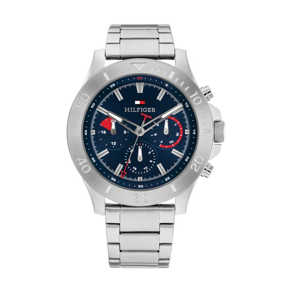 Tommy Hilfiger TH1792113 Men's Steel Watch 46 mm. นาฬิกา นาฬิกาข้อมือ ...