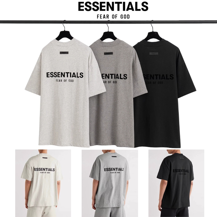 ESSENTIALS Fear of god FOG limited 3M reflective black and white t ...