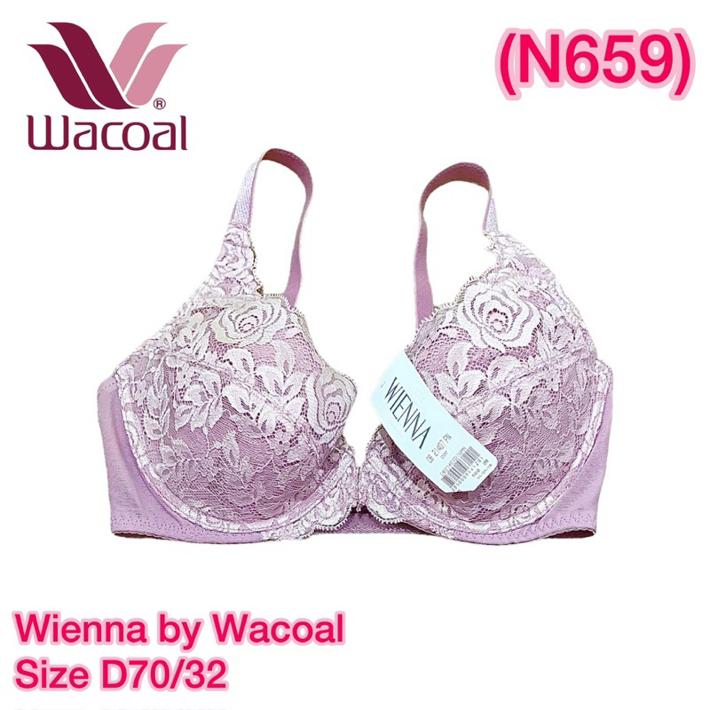 Wienna By Wacoal เสื้อในวาโก้ มีโครง ชุดชั้นใน Size D70/32D | Shopee Thailand