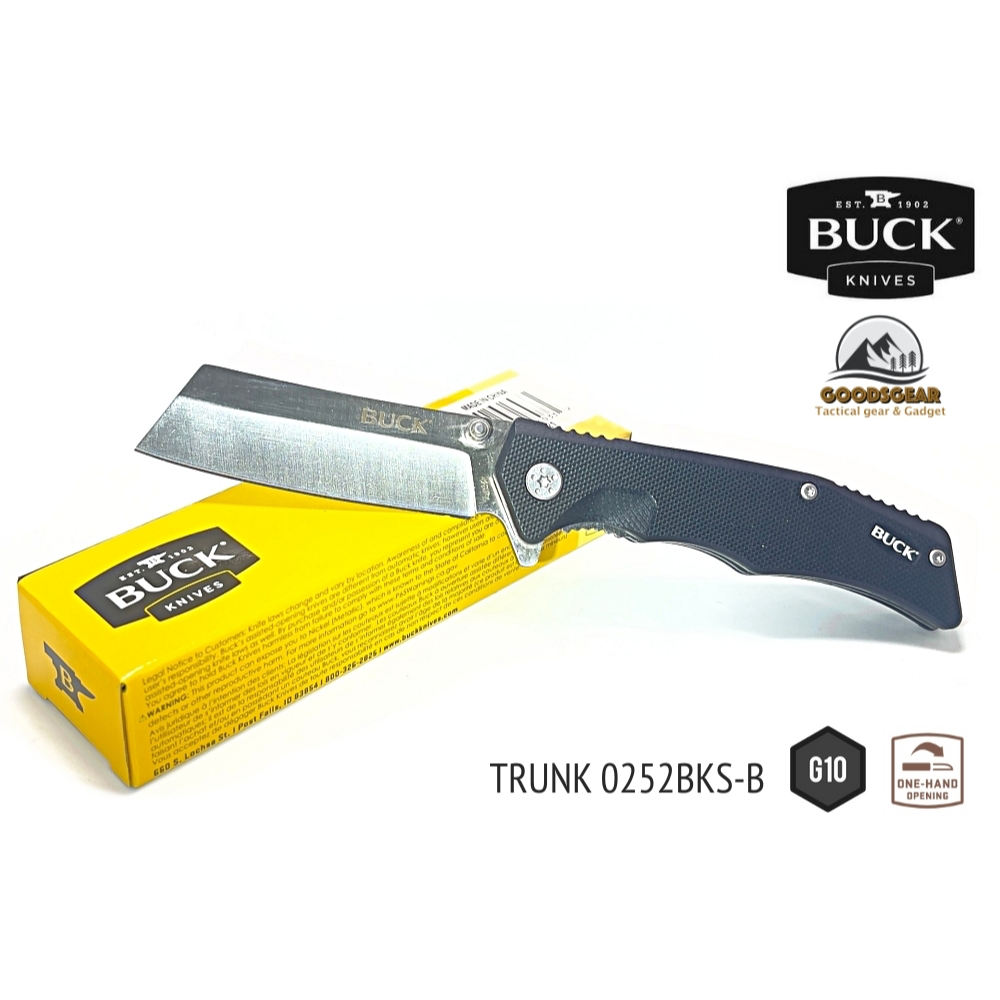 มีดพับ มีด Buck 252 Trunk 0252BKS-B (ด้ามG10) | Shopee Thailand