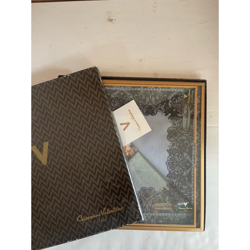 ผ้าเช็ดหน้า Giovanni Valentino ผ้าเช็ดหน้าของขวัญ | Shopee Thailand