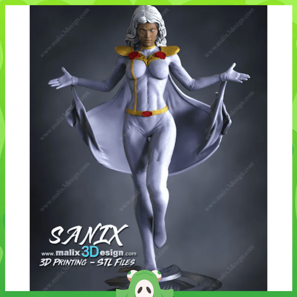 [Sanix3D] STORM(Fan Art) โมเดลเรซิ่น3D print ทั้งตัว งานแฟนอาร์ต | Shopee Thailand