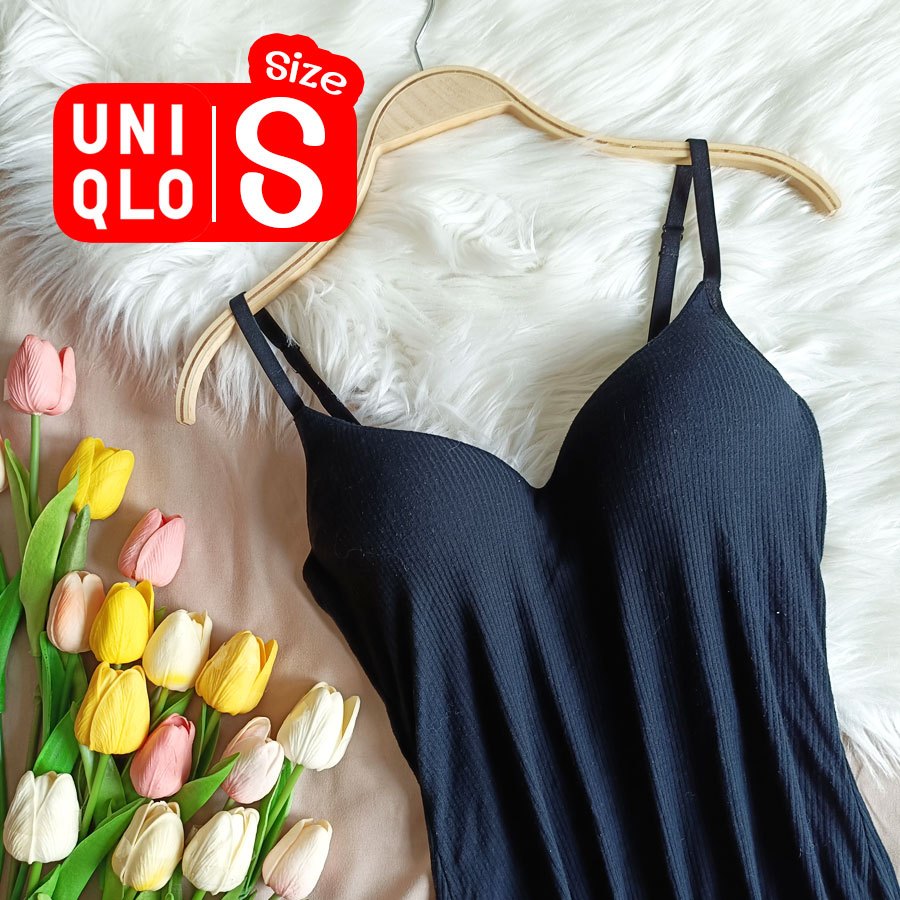 Uniqlo/Gu แท้ Bra Top เสื้อกล้ามฟองน้ำในตัว งานป้าย/ไม่ป้าย | Shopee Thailand