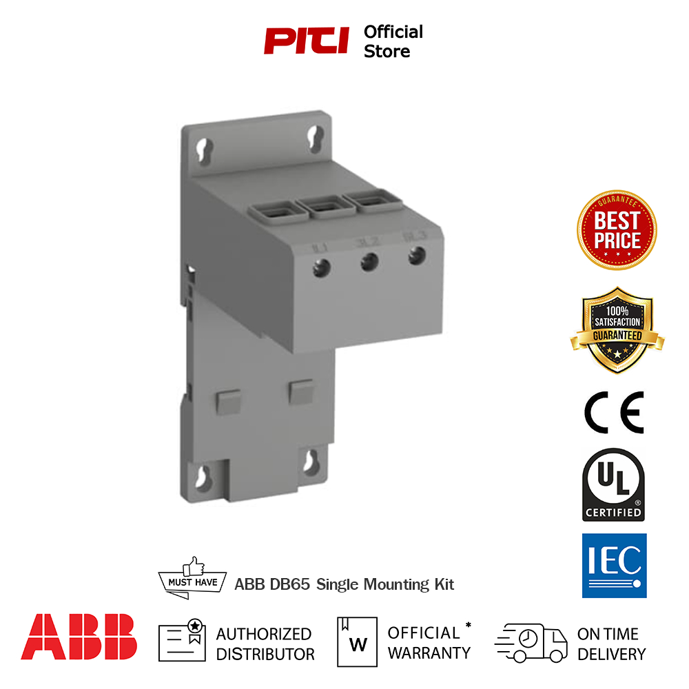 ABB DB65 Single Mounting Kit ชุดติดตั้งโอเวอร์โหลดรีเลย์สำหรับ TF65 ติดตั้งบนราง DIN | Shopee ...