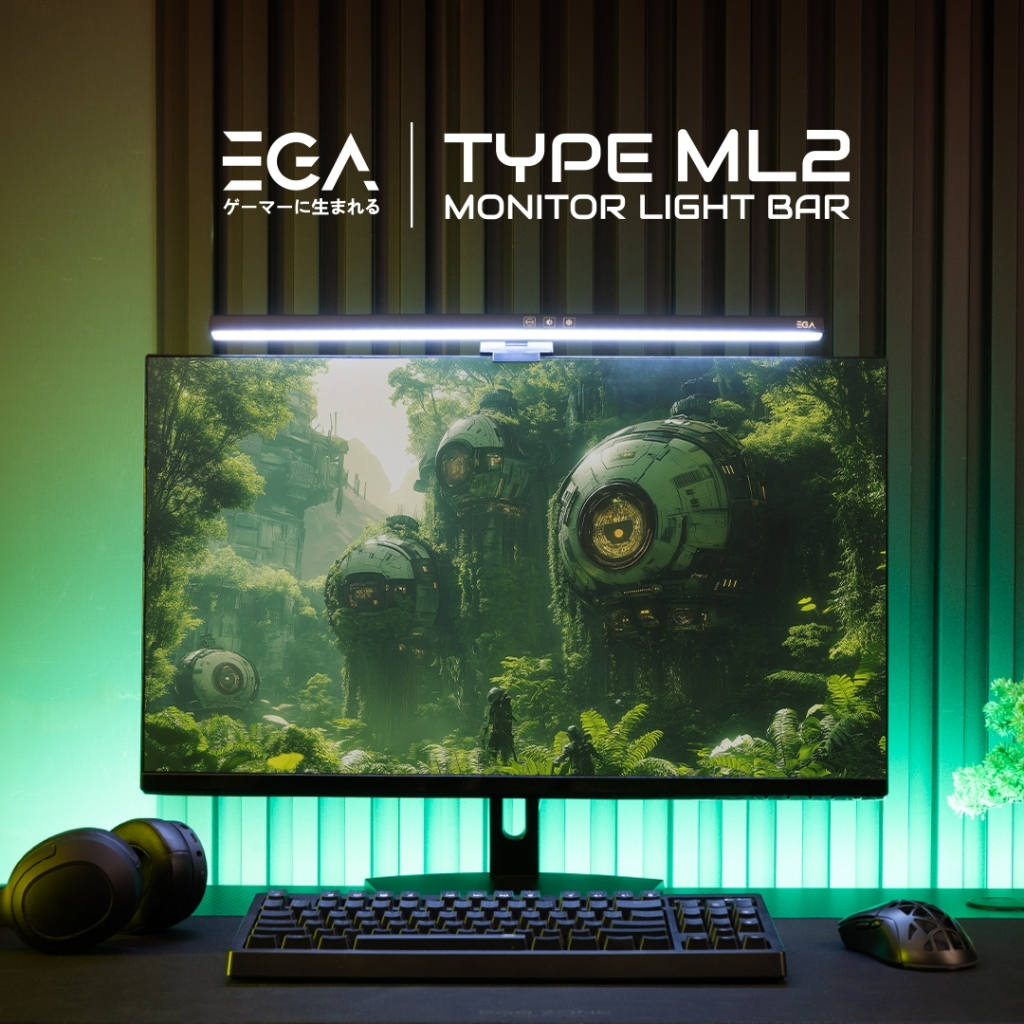 EGA Type-ML2 ไฟติดหน้าจอ Monitor Light Bar ปรับไฟได้ 3 สี ปรับมุมองศา ...