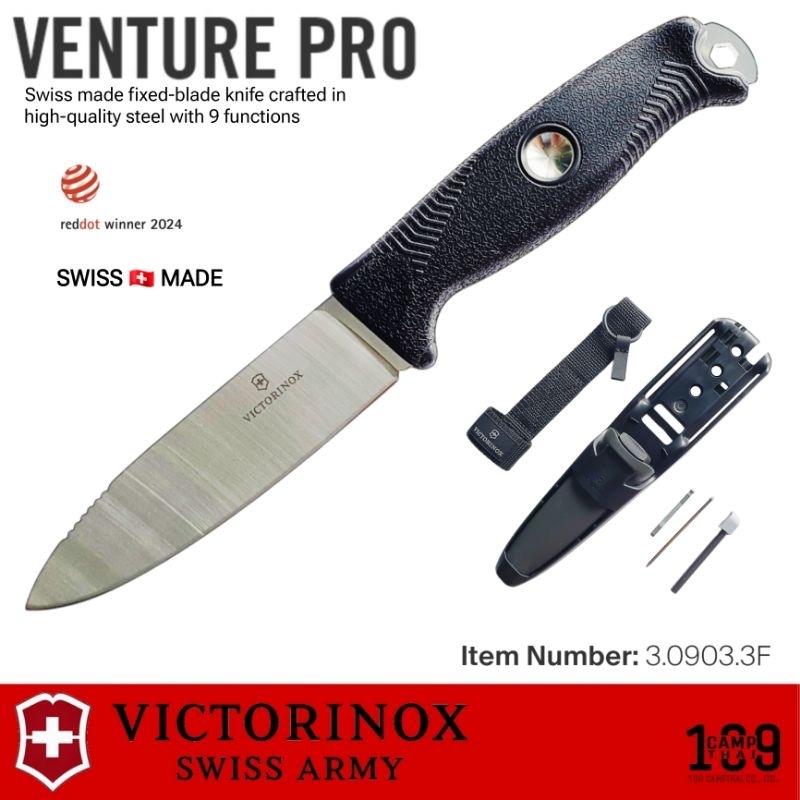 มีดพก VICTORINOX แท้ รุ่น Venture Pro มีดแบบ FULL TANG แหล็ก 14C28N มา ...