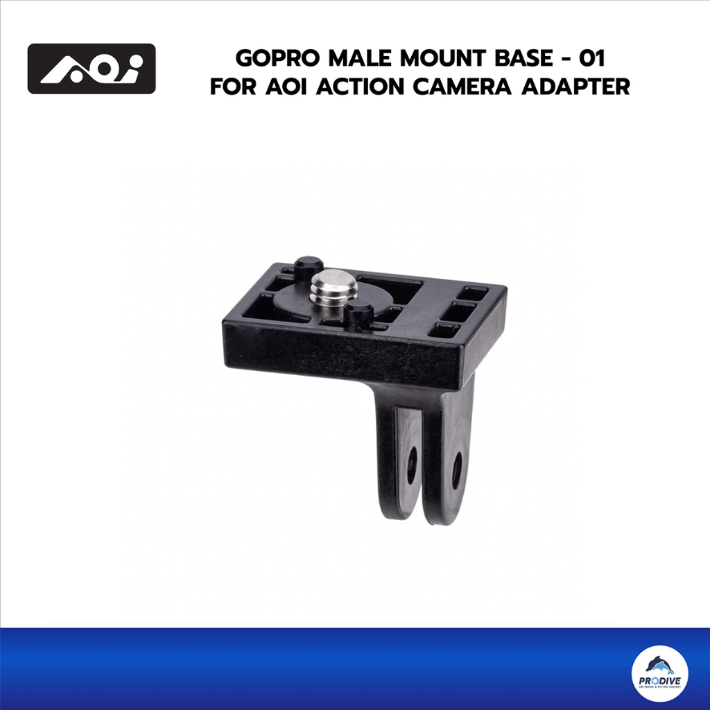 AOI GP-MM-01-BLK GoPro Male Mount Base อแดปเตอร์ต่อ AOI Action camera ...