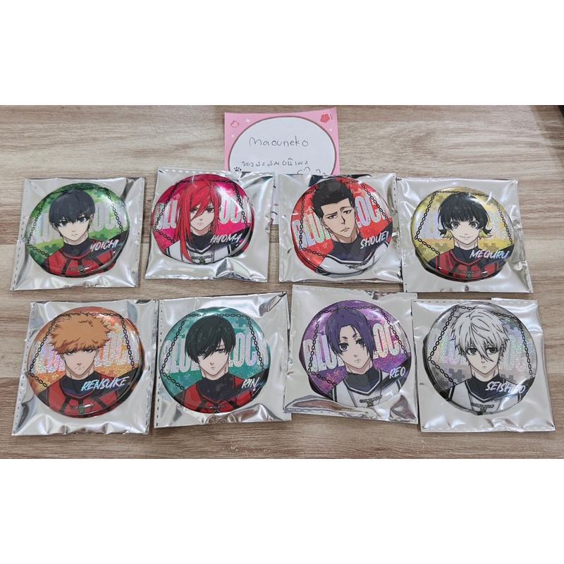 (พร้อมส่ง เลือกตัวละครได้) blue lock pin badge - pop up store | Shopee ...