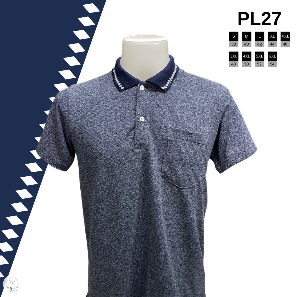 YONGYUT POLO เสื้อโปโลผู้ชาย รุ่น PL27 เสื้อโปโล เสื้อผ้าผู้ชาย | Shopee Thailand
