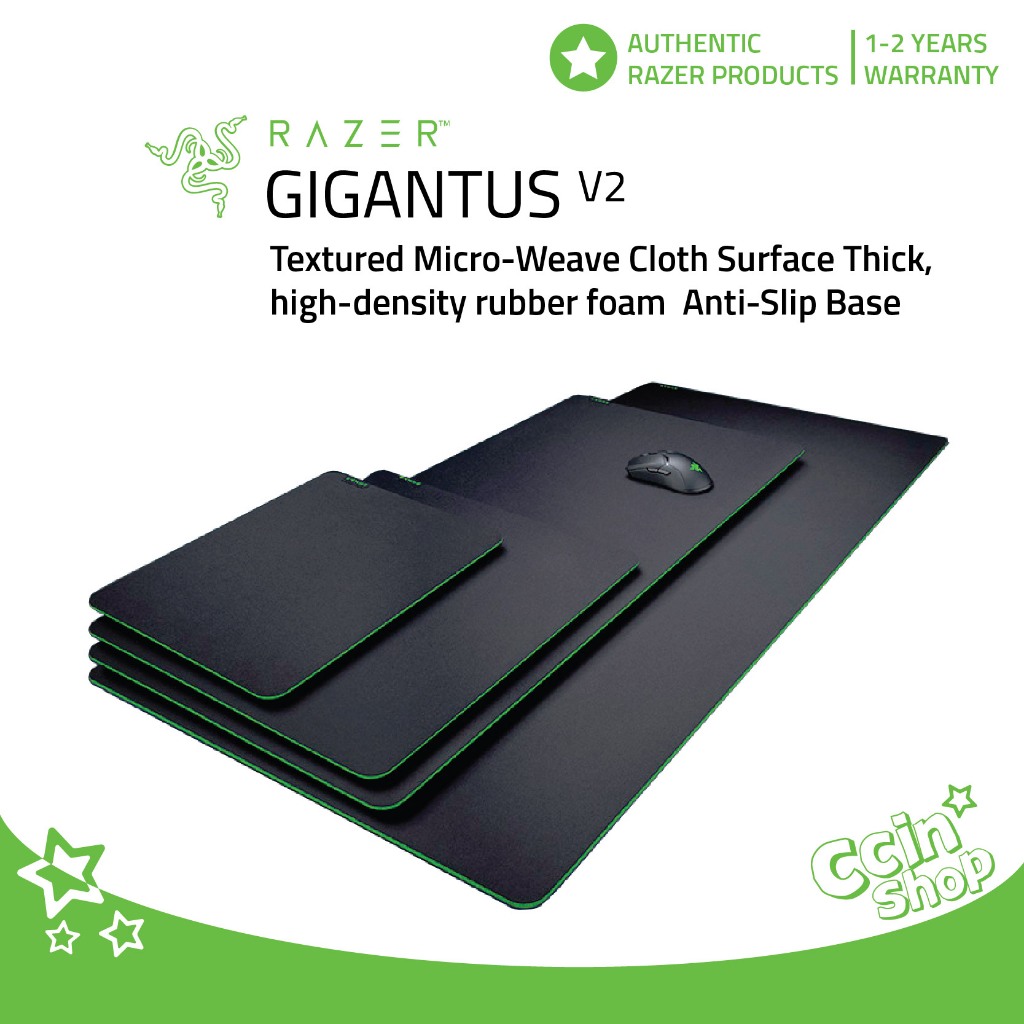 แผ่นรองเมาส์ Razer Gigantus V2 Textured Micro-Weave Cloth Surface ...