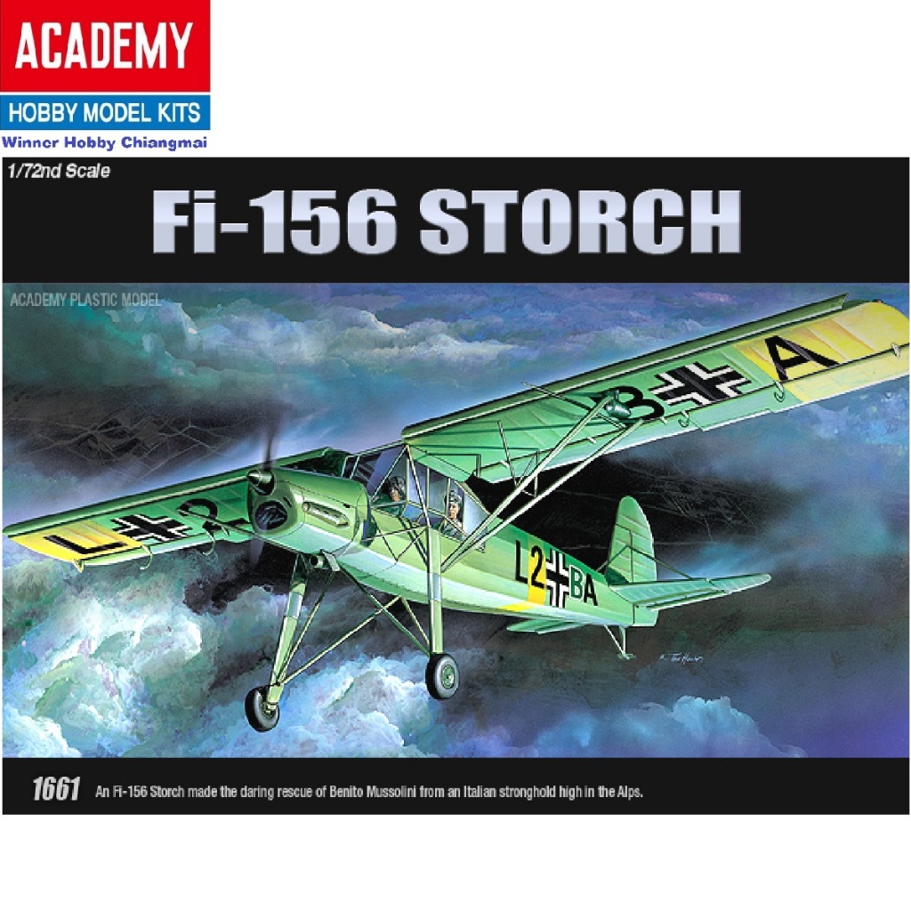 โมเดลเครื่องบิน Academy 12459 Fi-156 STORCH 1/72 | Shopee Thailand