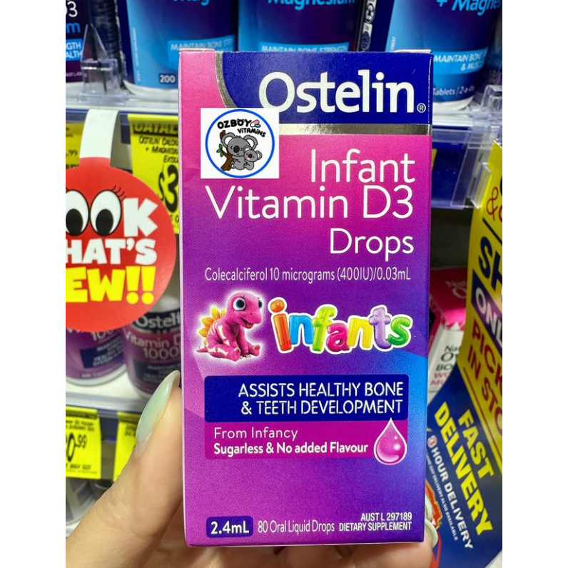 Ostelin Infant Vitamin D3 Drops 2.4mL | Shopee Thailand
