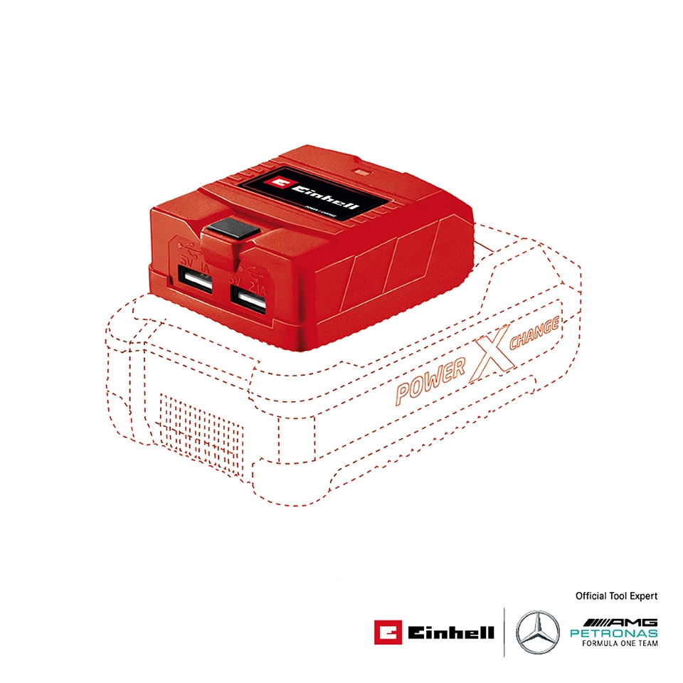 Einhell_Official อะแดปเตอร์ USB รุ่น TC-CP 18 Li USB-Solo สำหรับ ...