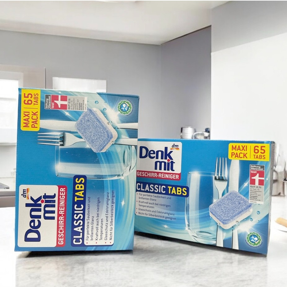 DenkMit Dishwasher Cube ผลิตภัณท์ล้างจานชนิดก้อน เม็ดล้างจานสำหรับ ...
