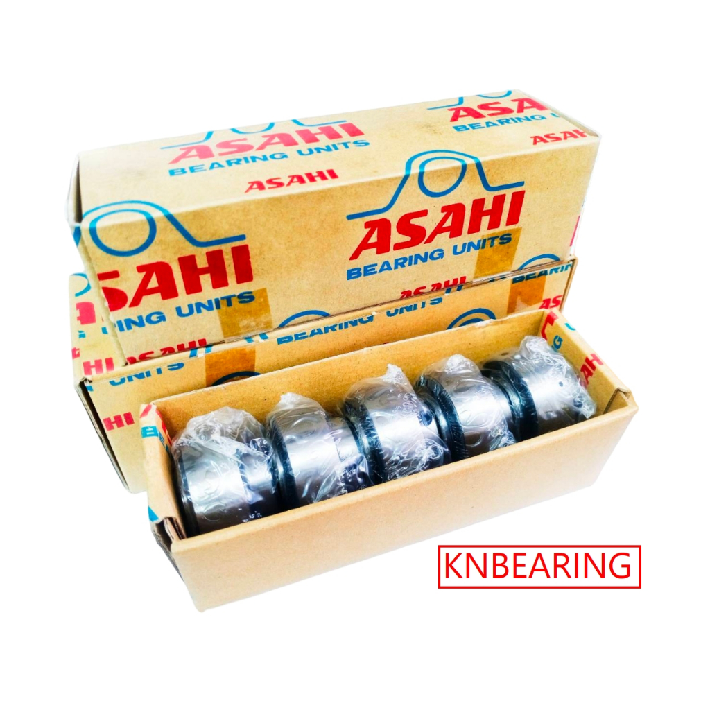 (ราคาต่อตลับ) ASAHI เบอร์ UC205-16 ตลับลูกปืนตุ๊กตา เพลา 1 นิ้ว 25.4*52 ...