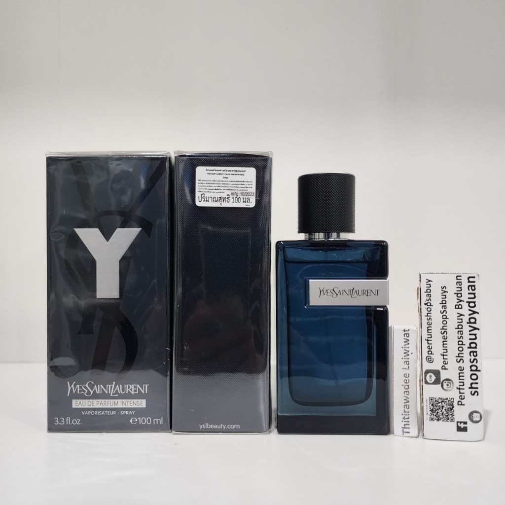 YSL Y EDP Intense Eau De Parfum Perfume Men 100ml กล่องซีลป้ายไทย P ...