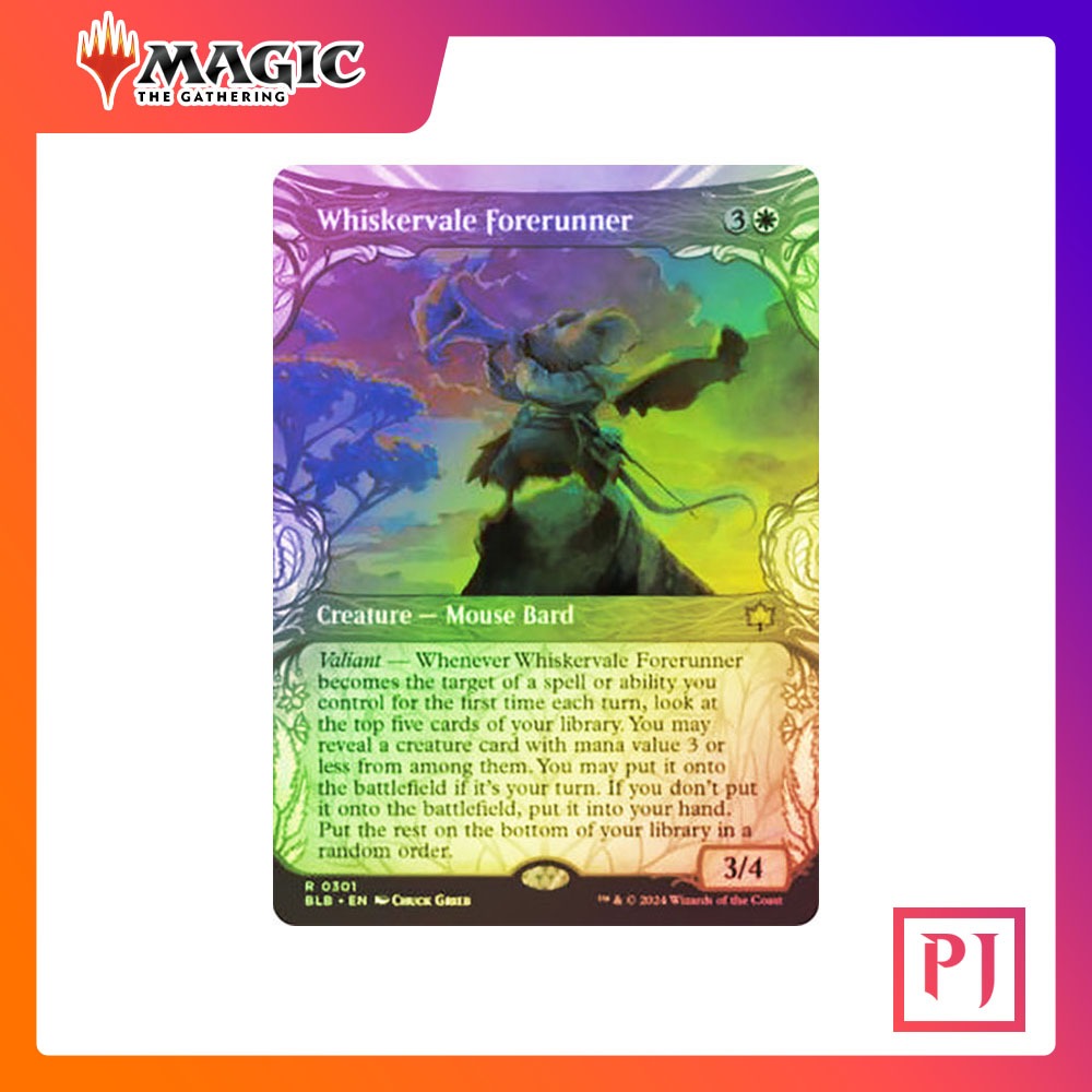 [MTG] Whiskervale Forerunner (Showcase) [BLB] [WHITE] [RARE] [FOIL ...