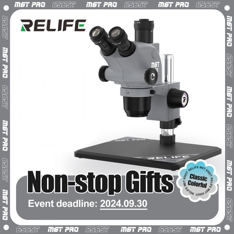 ล้องจุลทรรศน์สRELIFE RL-M6T Pro-B11 WF10×/25 HD แบบสามตา | Shopee Thailand