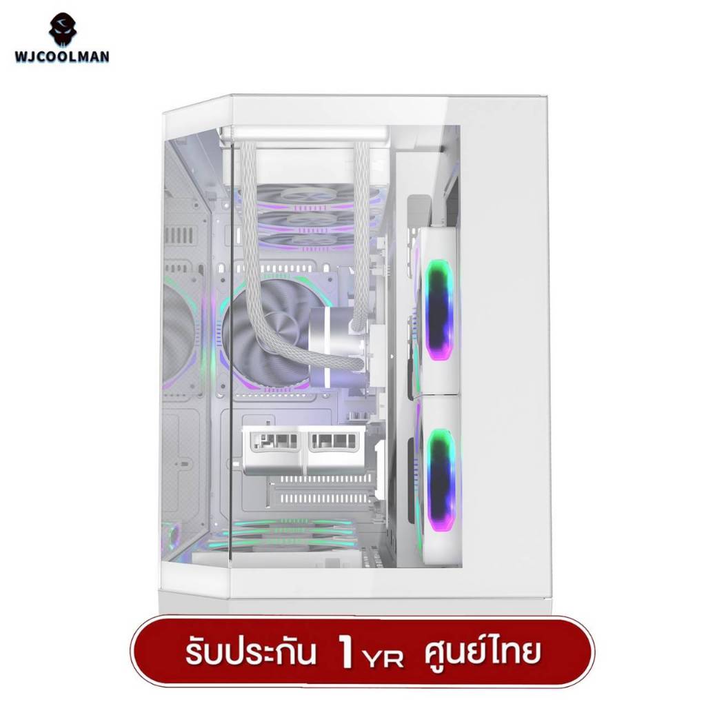 WJCOOLMAN Dreamer Panorama Tempered Glass M-ATX GAMING CASE | Shopee ...