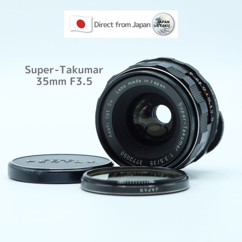 [ใช้ในญี่ปุ่น] " เลนส์วินเทจ " Super Takumar 35mm f/3.5 Pentax " รุ่น ...