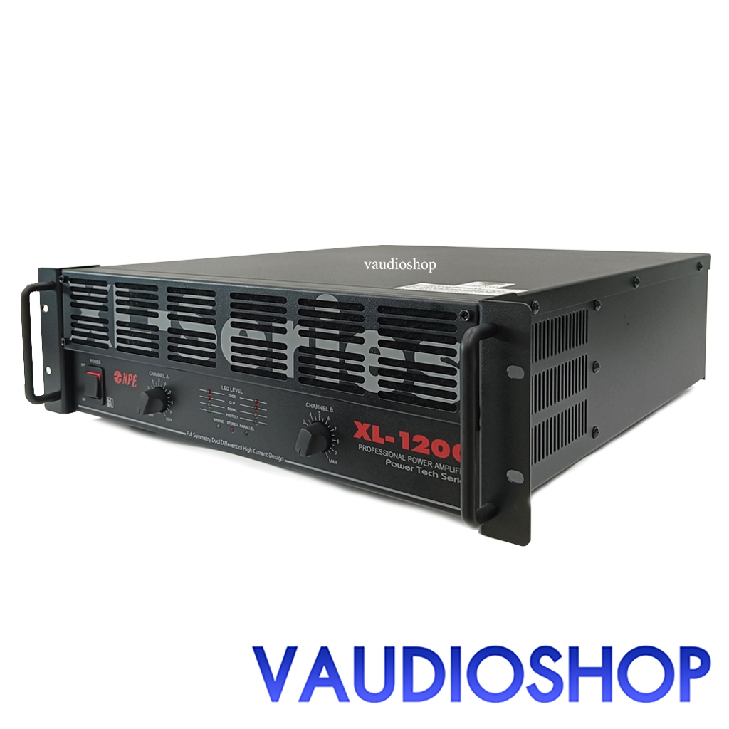NPE XL-1200 Power Amp เพาเวอร์ แอมป์ เครื่องขยายเสียง 1200W เอ็นพีอี ...