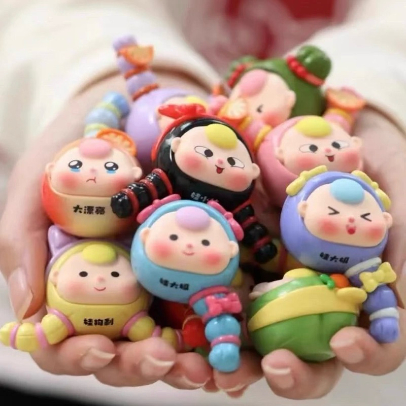 ( 🌷 เลือก 1 เบอร์ได้ 3 ชิ้น ) Baby Three Baby Sister Mini Bean แม่เหล็ด ...