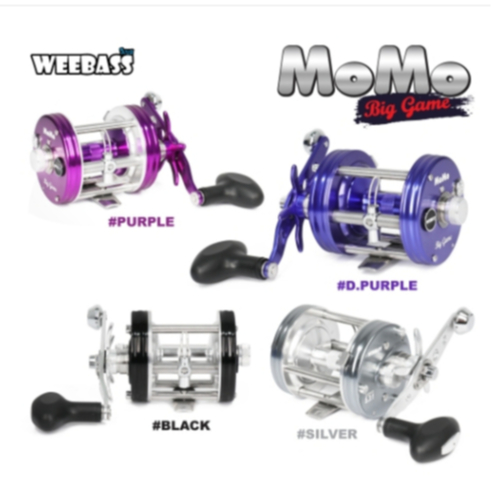 รอกเบทหน้าดิน MOMO Big Game baitcasting reel weebass | Shopee Thailand