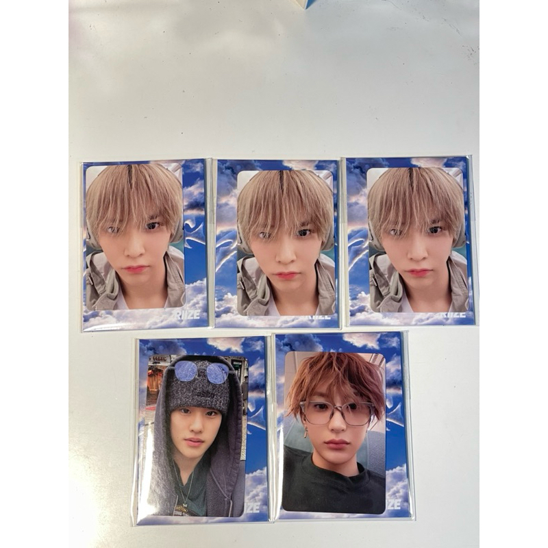 การ์ด RIIZE TRADING CARD SET RIIZING การ์ดอึนซอก การ์ดแอนตัน การ์ดโซฮี ...